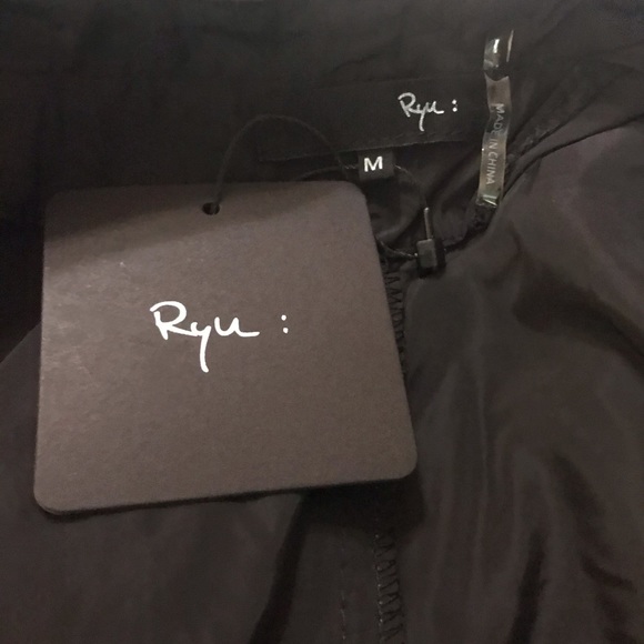 Ryu | Jackets & Coats | Ryu Black Jacket With Beaded Designmed | Poshmark